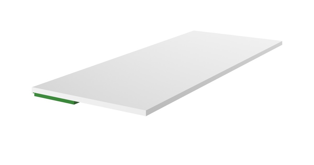 Samolepicí PVC lišta 50 x 2,5 mm bez praporku bílá – tyč 6 m