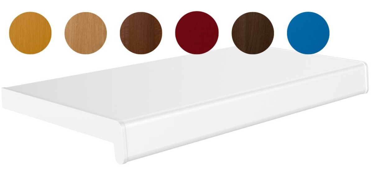 Vnitřní plastový parapet - speciální dekory | Koma parapety